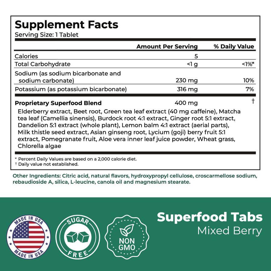 Superfood Tabs - Healthy Fizzy Drink Tablets – Superfoods Company